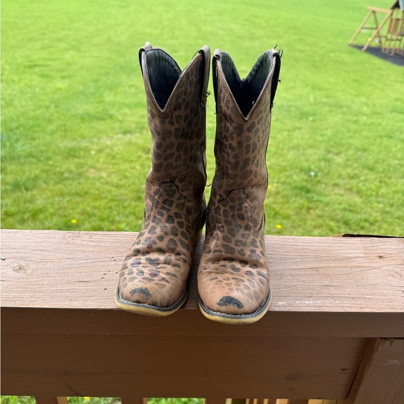 Roper | Shoes | Leopard Print Cowboy Boots | Poshmark